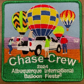 2024 Chase Crew Patch | Balloon Fiesta Stuff